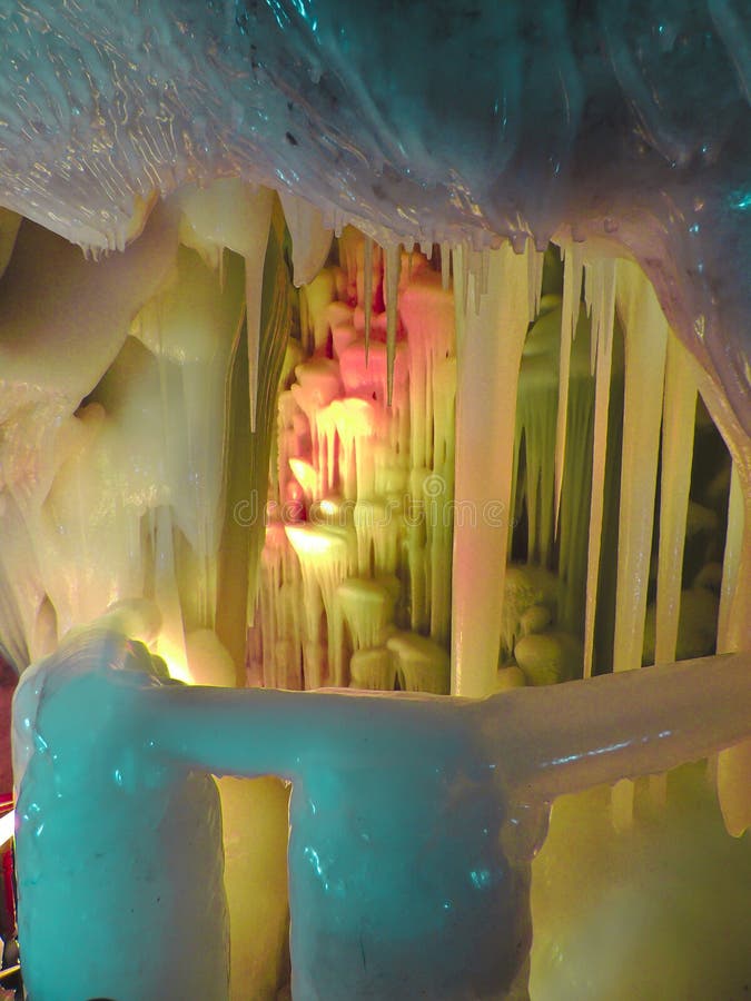 Ice Caves stock image. Image of frost, cliff, glacial - 64407551