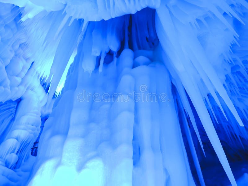 Ice Caves stock image. Image of frame, green, cavity - 64467545