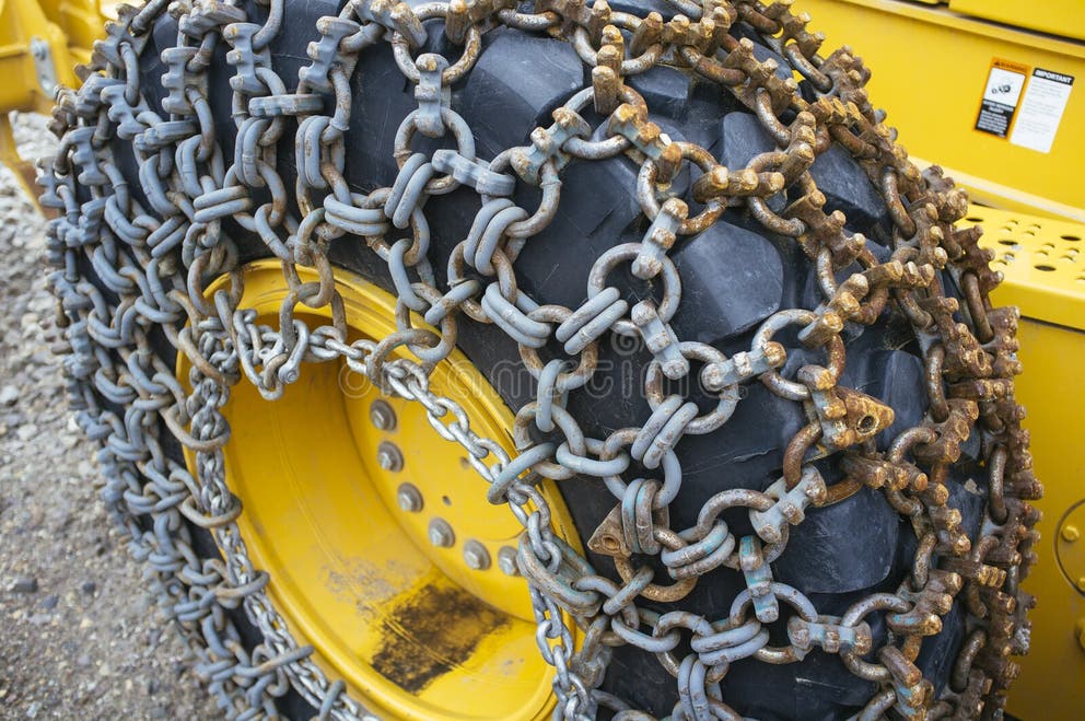 Ice chains stock photo. Image of transportation, industrial - 58800330