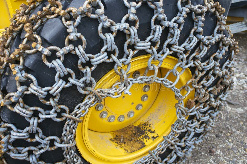Ice chains stock photo. Image of steel, transport, industrial - 58800332