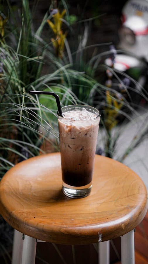 Ice chocolate stock photo. Image of chair, chocolate - 286768452