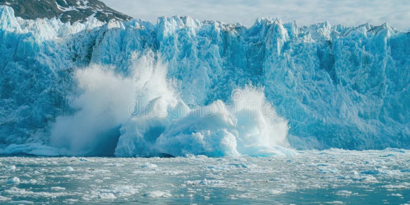 Ice Chunk from Glacier stock image. Image of winter - 367129645