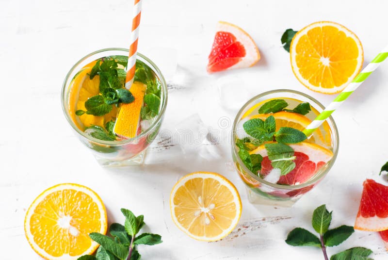 Ice citrus drink stock image. Image of liquid, detox - 69368703