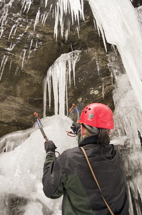 Ice climber stock photo. Image of boots, iceclimber, grapple - 12802254