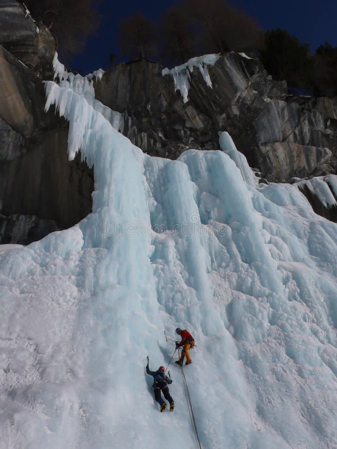 Ice climbing stock image. Image of campsut, climbing - 80692101