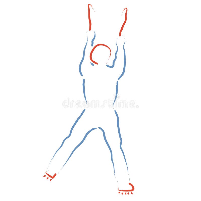 Ice Climbing, Climber Stylized Vector Illustration Stock Vector ...