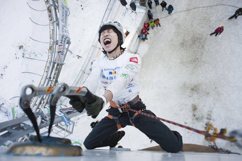 Ice Climbing World Championship 2011 Editorial Photography - Image of ...