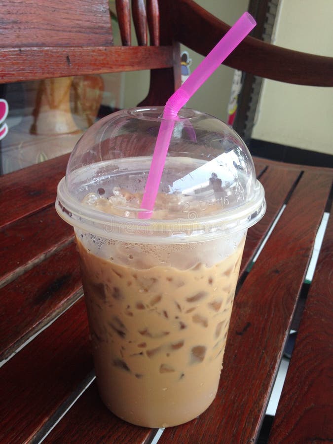 Ice coffee stock image. Image of brown, easy, tube, coffee - 51096127