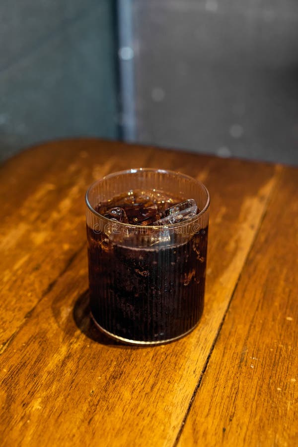 Ice cola glass on table stock image. Image of fresh - 240506861