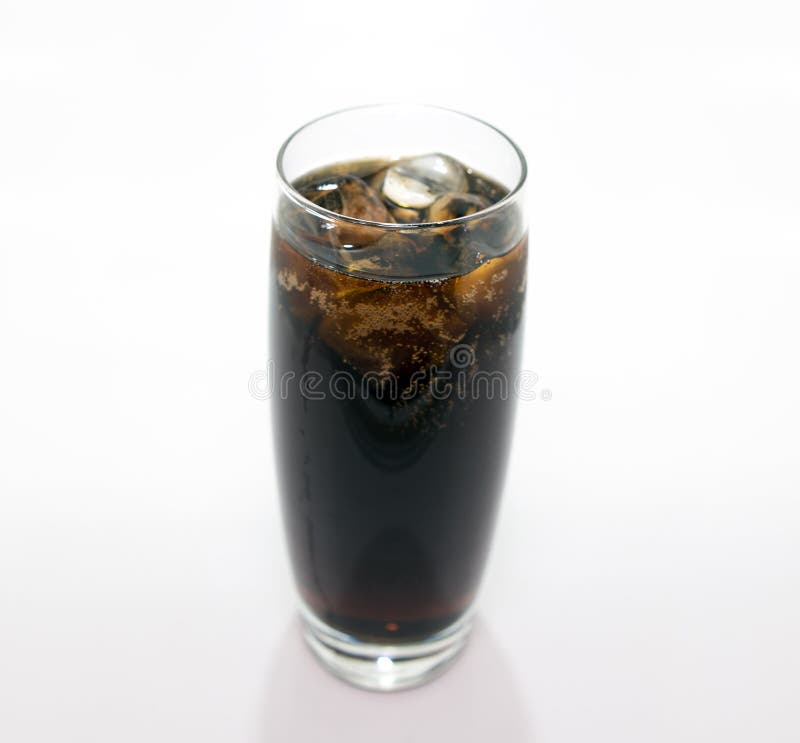 An Ice Cold Drink, Isolated on White. Stock Photo - Image of cold ...