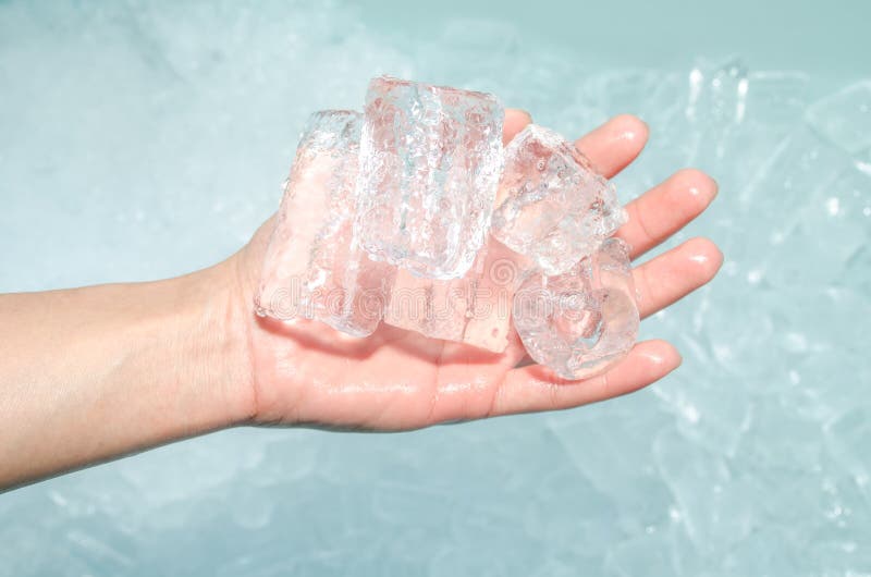Ice cold hands stock photo. Image of large, shape, water - 94315912