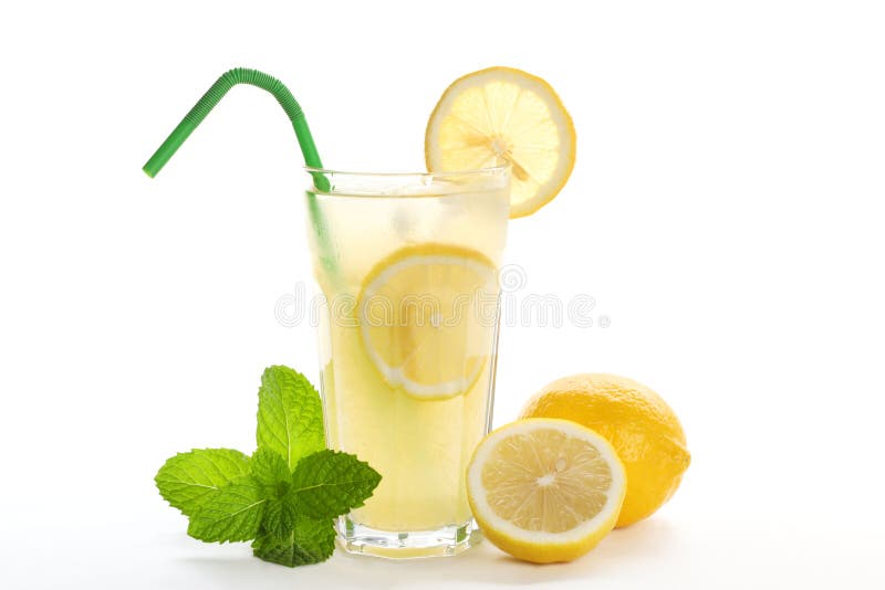 Ice Cold Lemonade stock photo. Image of cool, tonic, condensation ...