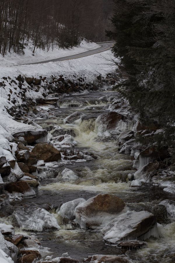 Ice cold stock photo. Image of road, tundra, landscape - 137759330