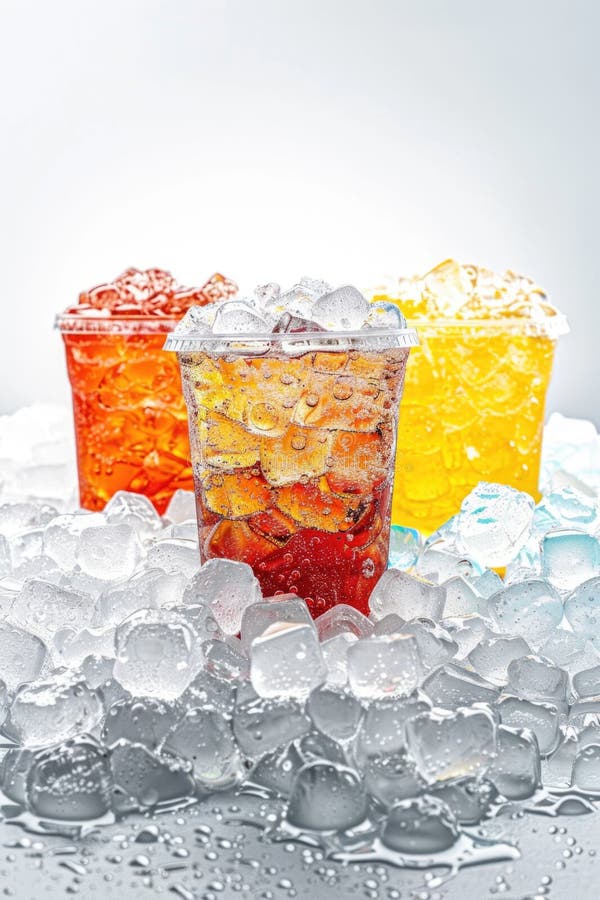 Ice Cold Refreshments stock image. Image of beverage - 372045633