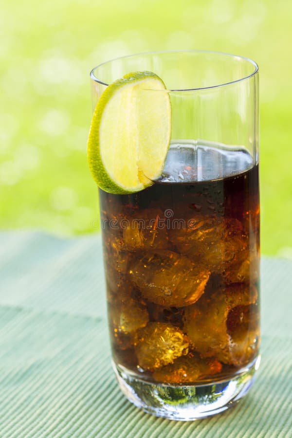 Ice Cold Summer Drinks in Sunlight Garden Stock Photo - Image of green ...