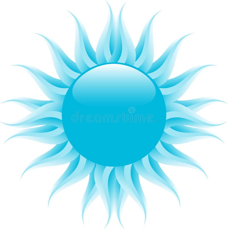Ice cold sun stock illustration. Illustration of summer - 4606280
