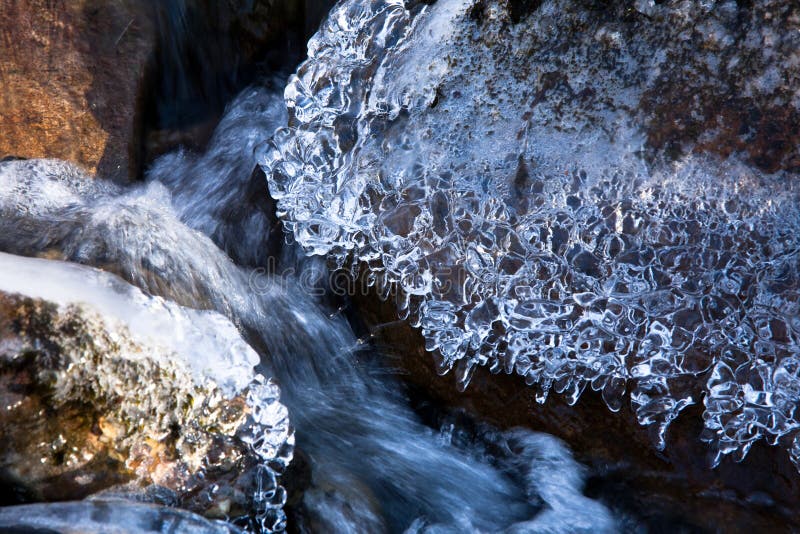 Ice and cold water stock photo. Image of effect, texture - 105535244