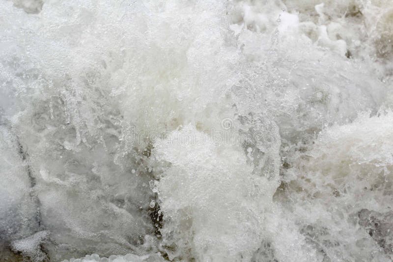 Ice Cold Water Splashes from Flowing River Stock Photo - Image of flow ...
