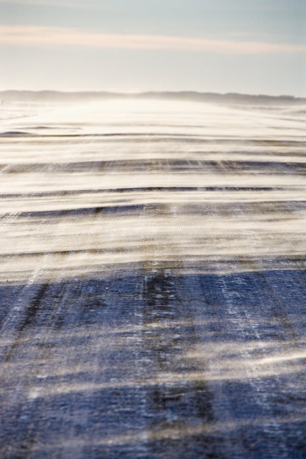 Ice covered road. stock image. Image of trip, seasons - 3183923