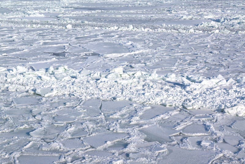 Ice covered sea stock photo. Image of winter, pack, water - 23858592