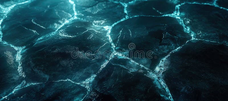 Ice Crack Texture Background, Freeze, Cold Stock Illustration ...
