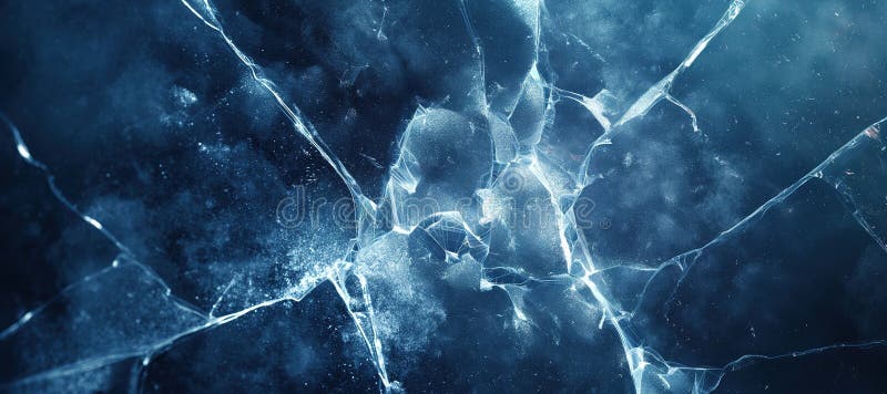 Ice Crack Texture Background, Freeze, Cold Stock Illustration ...