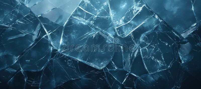 Ice Crack Texture Background, Freeze, Cold Stock Illustration ...