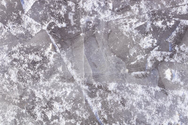 Ice in Cracks and Patterns with White Veins Stock Image - Image of ...
