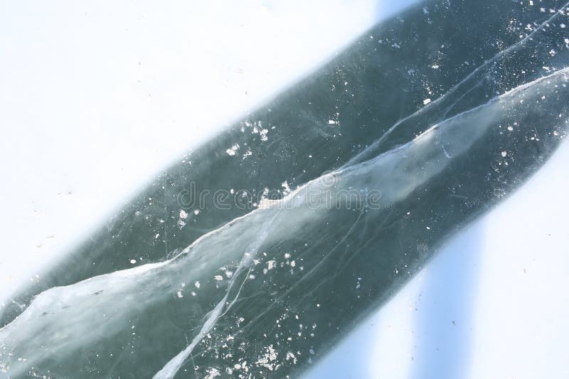 Ice, cracks stock image. Image of sheets, formation - 368156901