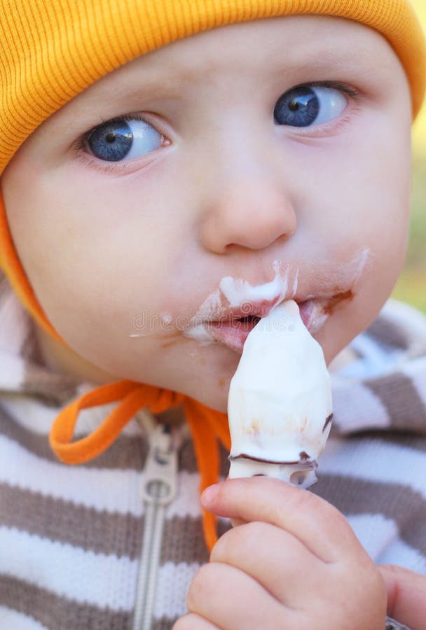 Ice-cream stock image. Image of childish, children, happy - 21655855