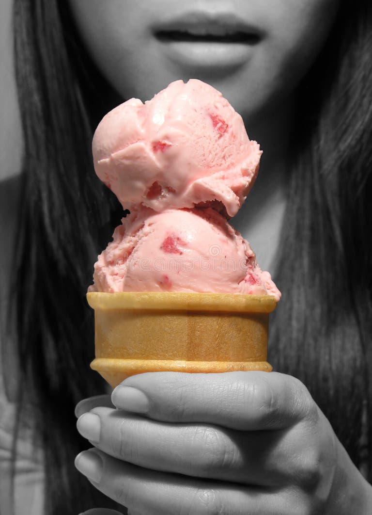 372 Pretty Teen Girl Eating Ice Cream Stock Photos - Free & Royalty ...