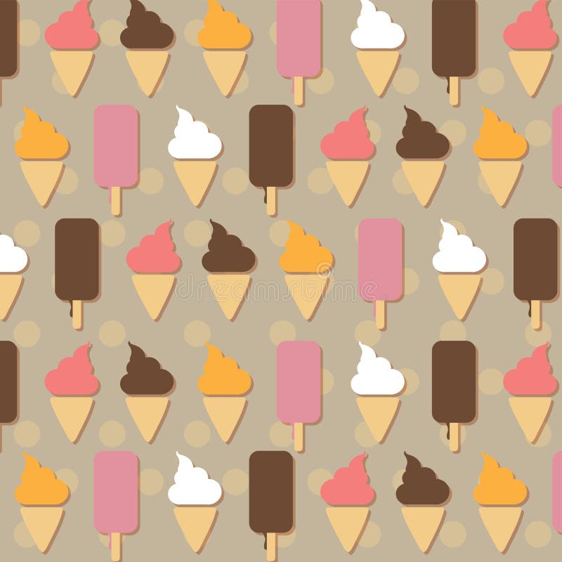Delicious Frozen Treat Concept Vector Illustration Stock Illustrations ...
