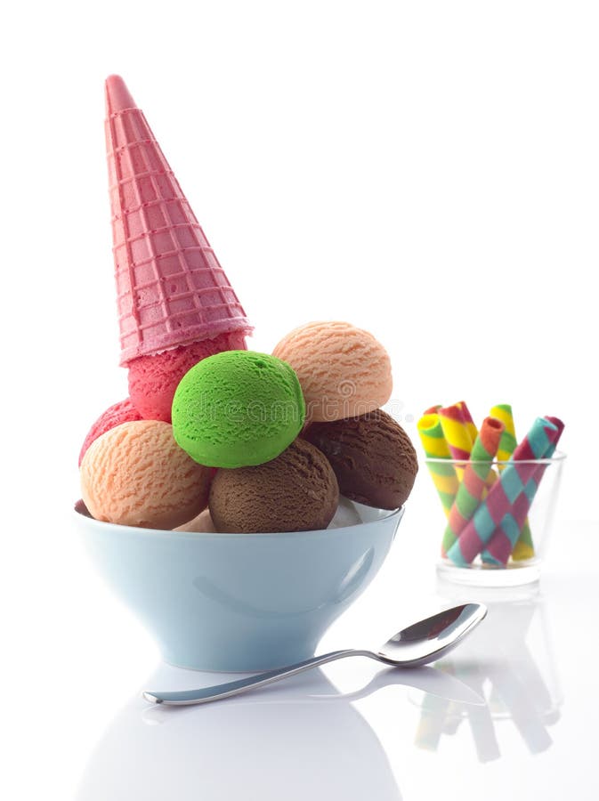 Ice cream balls stock image. Image of shot, product, sugar - 21552527