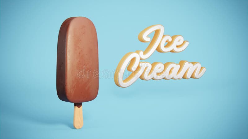 Ice cream bar animation stock footage. Video of isolated - 157198814