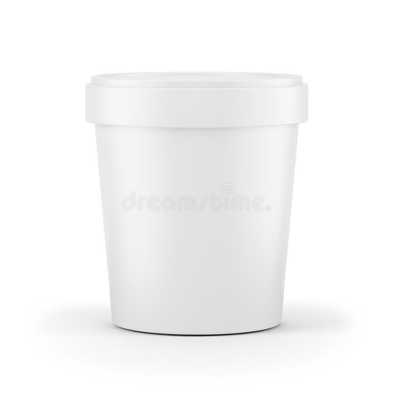 Ice Cream Round Container Stock Illustrations – 500 Ice Cream Round ...
