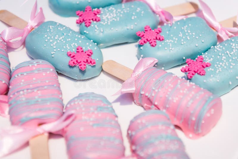 Ice-cream Candy on Sticks Close-up Stock Photo - Image of group ...