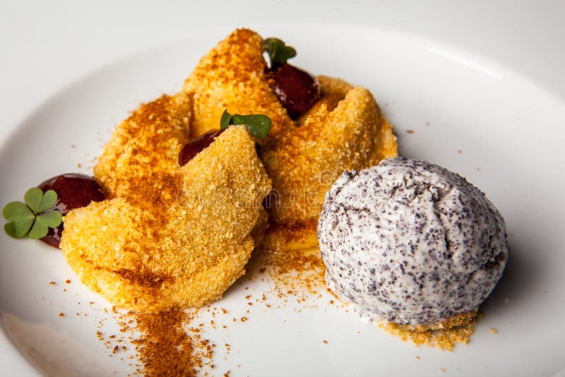 Ice cream with chilli stock image. Image of indian, chilli - 134194523