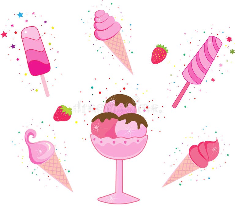 Ice Cream Sundae Outline Stock Illustrations – 5,680 Ice Cream Sundae ...