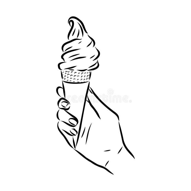 Ice Cream Cone Doodle Ice Cream Vector Stock Vector - Illustration of ... Ice Cream Cone Doodle Ice Cream Vector Stock Vector - Illustration of ...