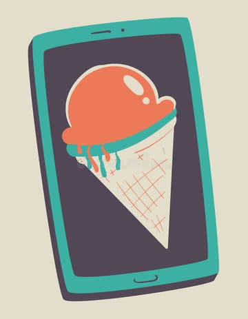 Melting Phone Stock Illustrations – 138 Melting Phone Stock ...