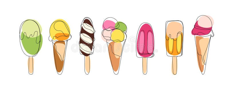 Gelato Drawing Stock Illustrations – 2,813 Gelato Drawing Stock ...