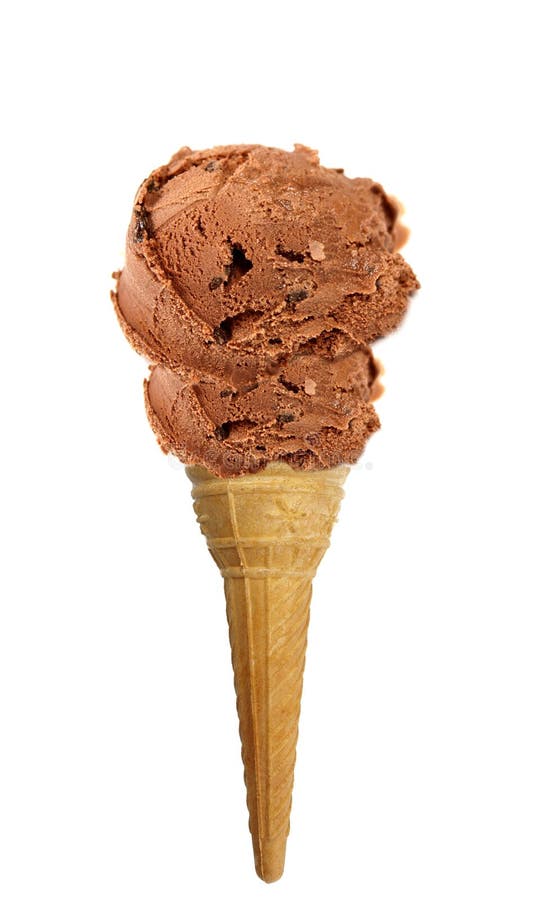 Ice cream cornet stock photo. Image of isolate, gastronomy - 12050734