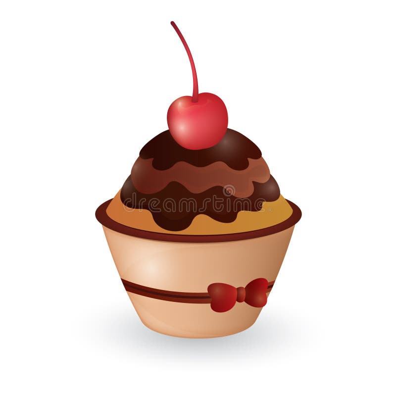 Realistic Sundae Cup Stock Illustrations – 234 Realistic Sundae Cup ...