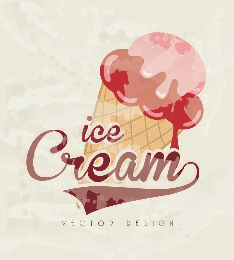 Ice cream design stock vector. Illustration of delicious - 47341995
