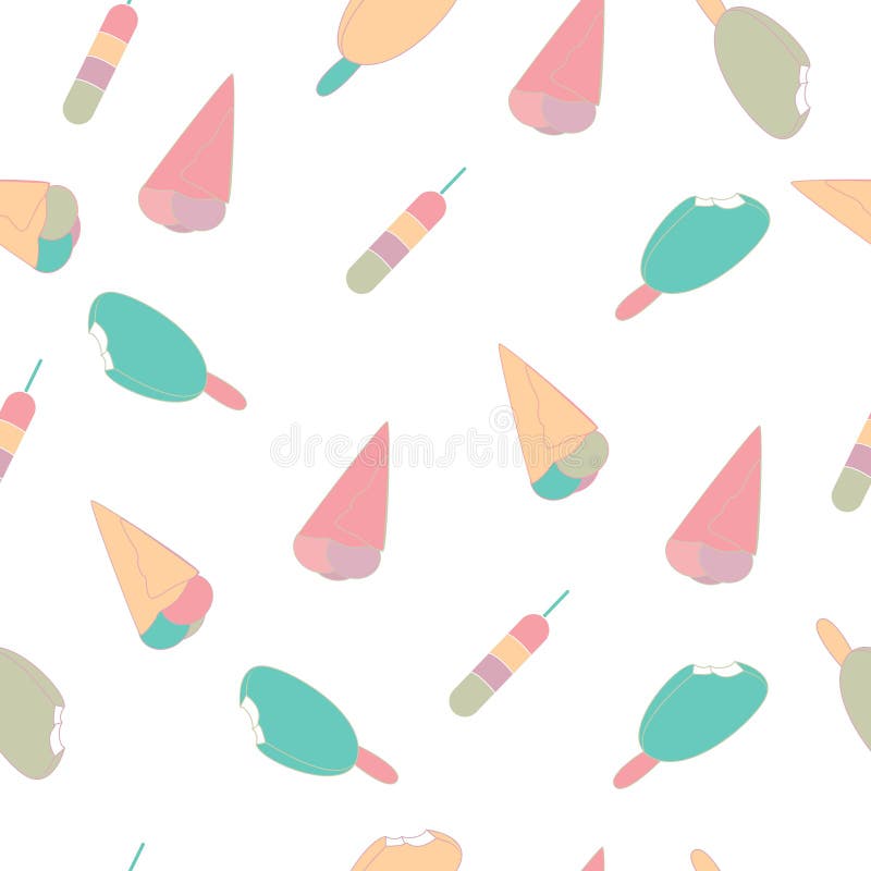 Ice Cream.Element for Your Design: Cafe, Recipe, Stock Vector ...