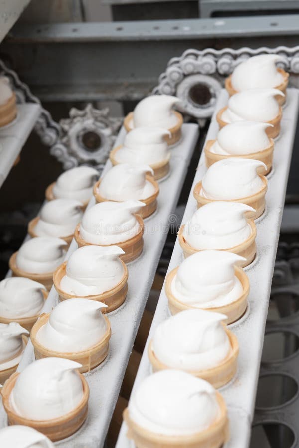 Ice-cream on factory stock photo. Image of pressure, cold - 31684428