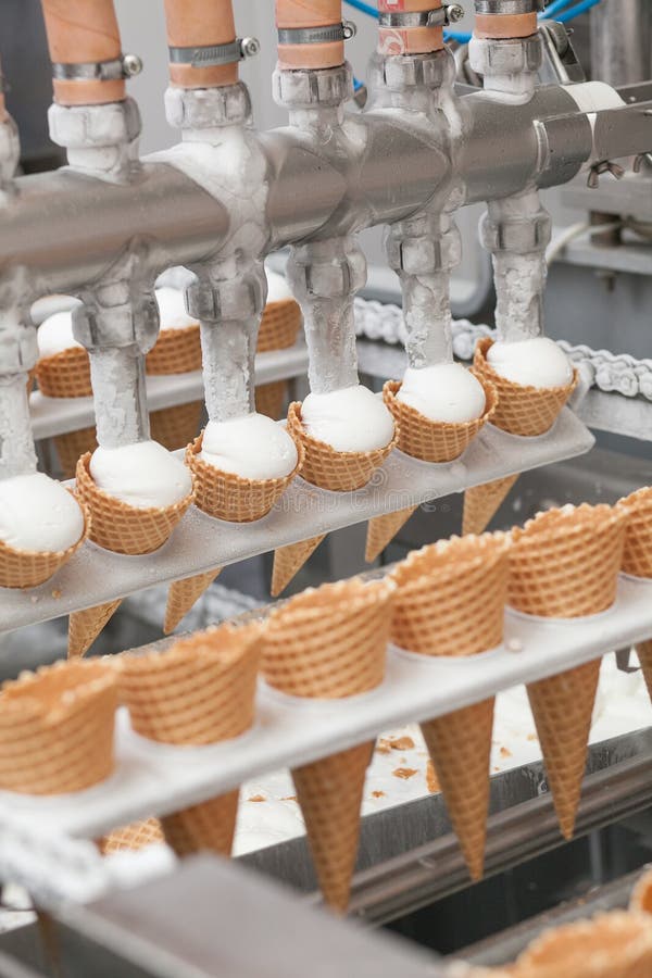 Ice-cream on factory stock image. Image of sweet, temperature - 31684273