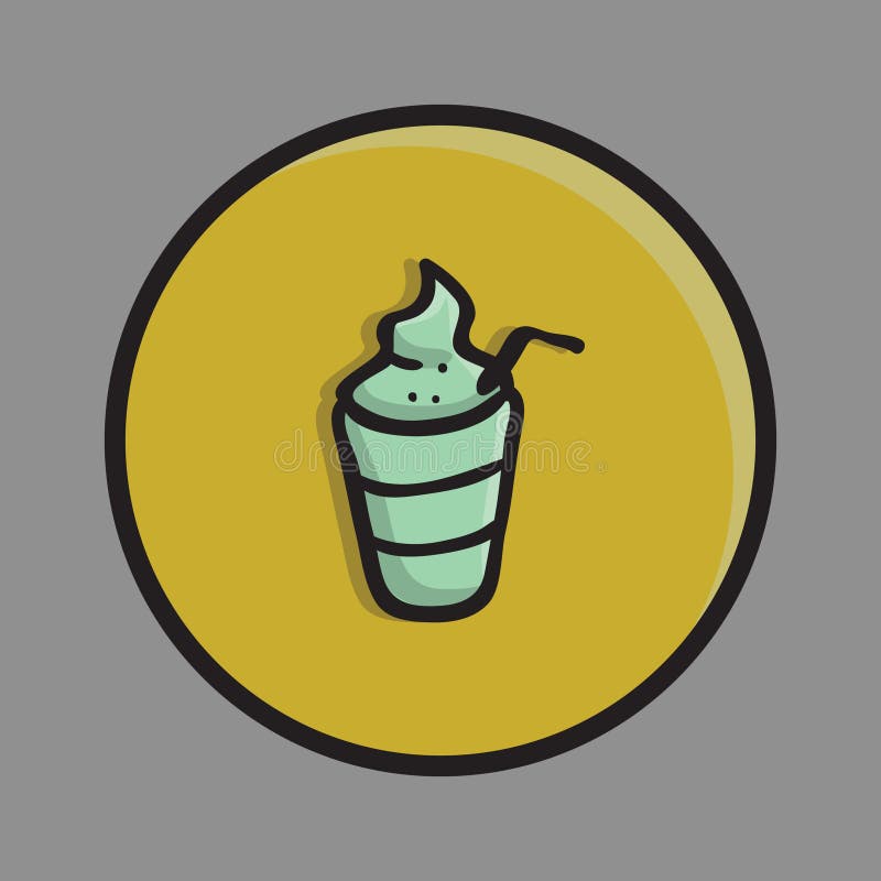 Ice cream float set stock vector. Illustration of drink - 122451855