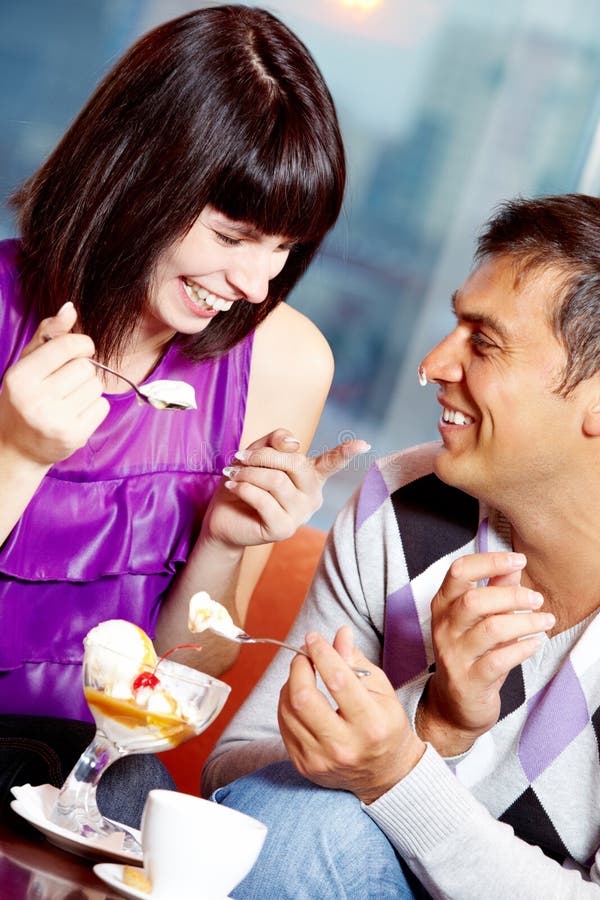 Ice-cream fun stock photo. Image of girl, cream, holding - 17371694