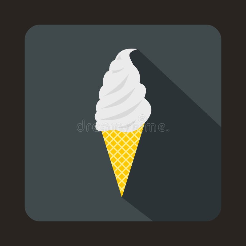 Ice Cream Icon, Simple Style Stock Vector - Illustration of flavor ...